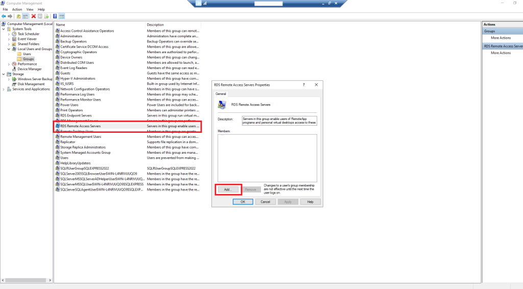 Create user and allow RDP permission on Windows Server 2019 - 249HOST.COM